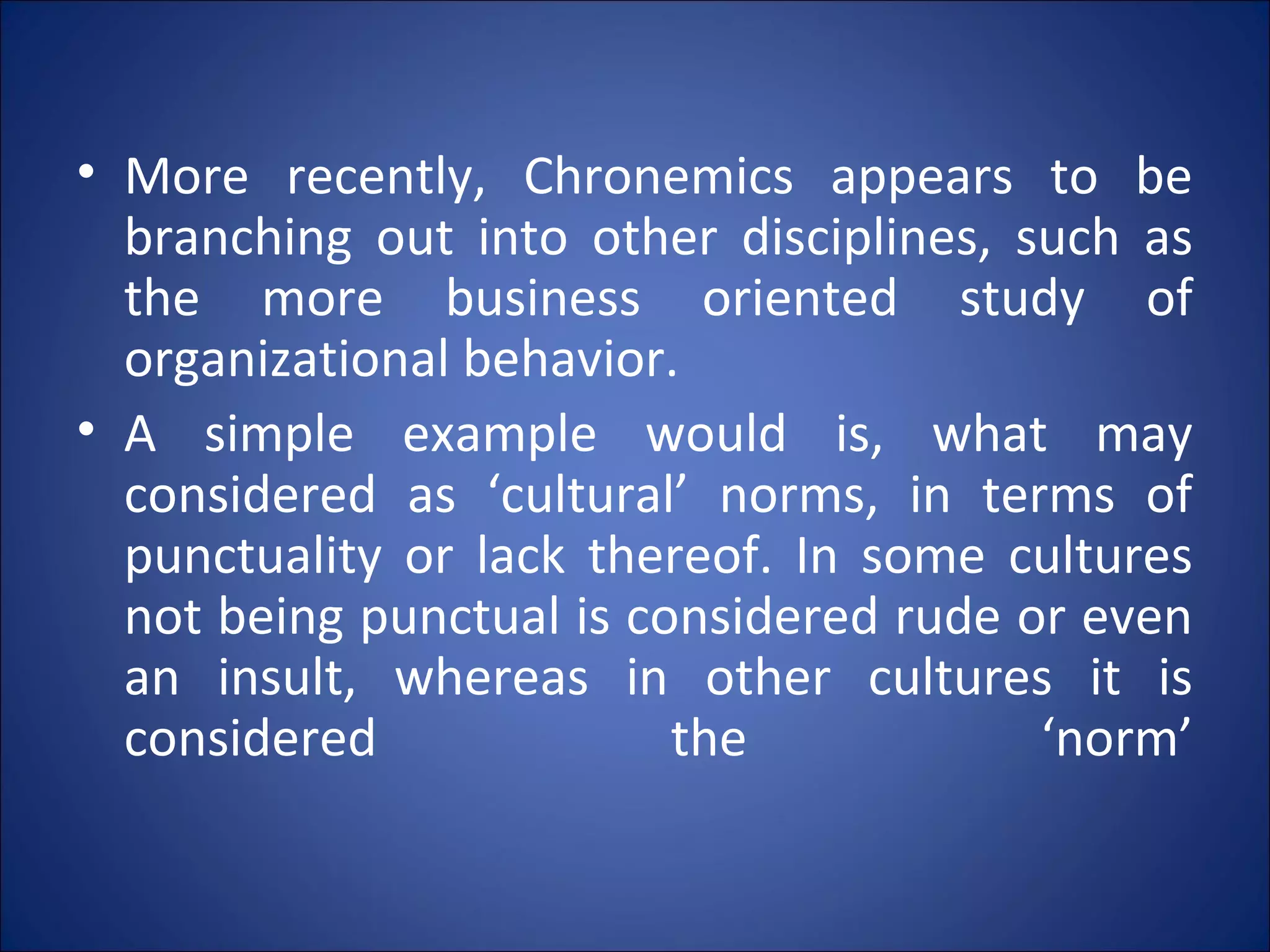 Proxemics and Chronemics | PPT