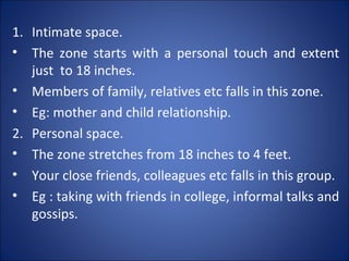 Proxemics and Chronemics | PPT | Science