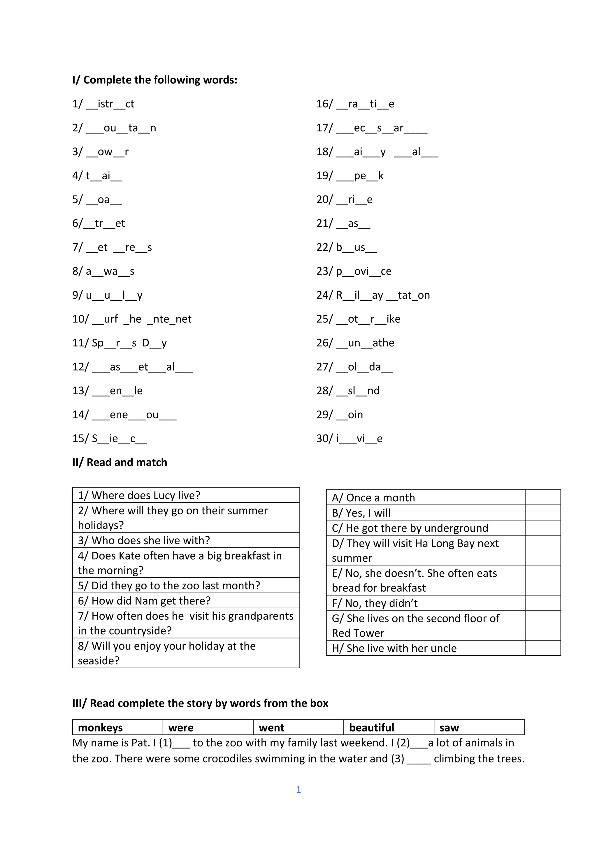 English Practicing-Midterm Test2023-Word | PDF