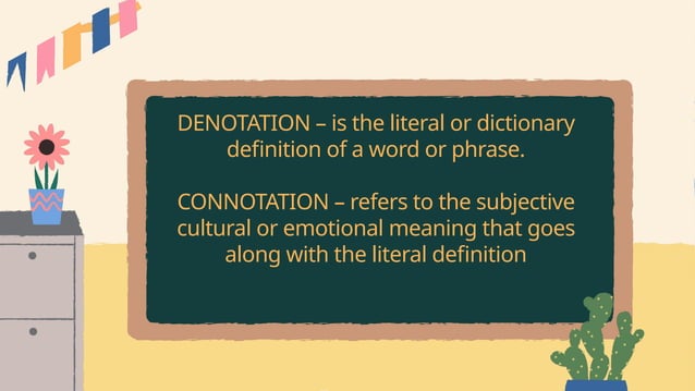 ENGLISH 5-Week 1- Denotation and Connotation | PPTX