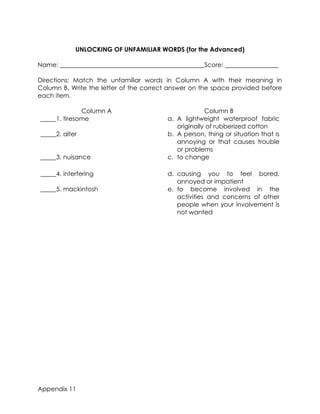 sample multi grade lesson plan for Grade 5 and 6 english subject | DOCX