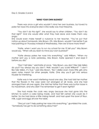 sample multi grade lesson plan for Grade 5 and 6 english subject | DOCX