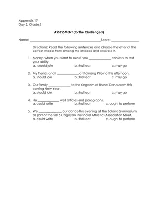 sample multi grade lesson plan for Grade 5 and 6 english subject | DOCX