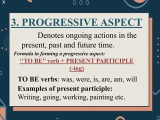 ASPECTS OF VERB | PPTX