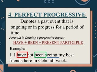 ASPECTS OF VERB | PPTX