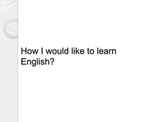 English 5 module b | PPSX