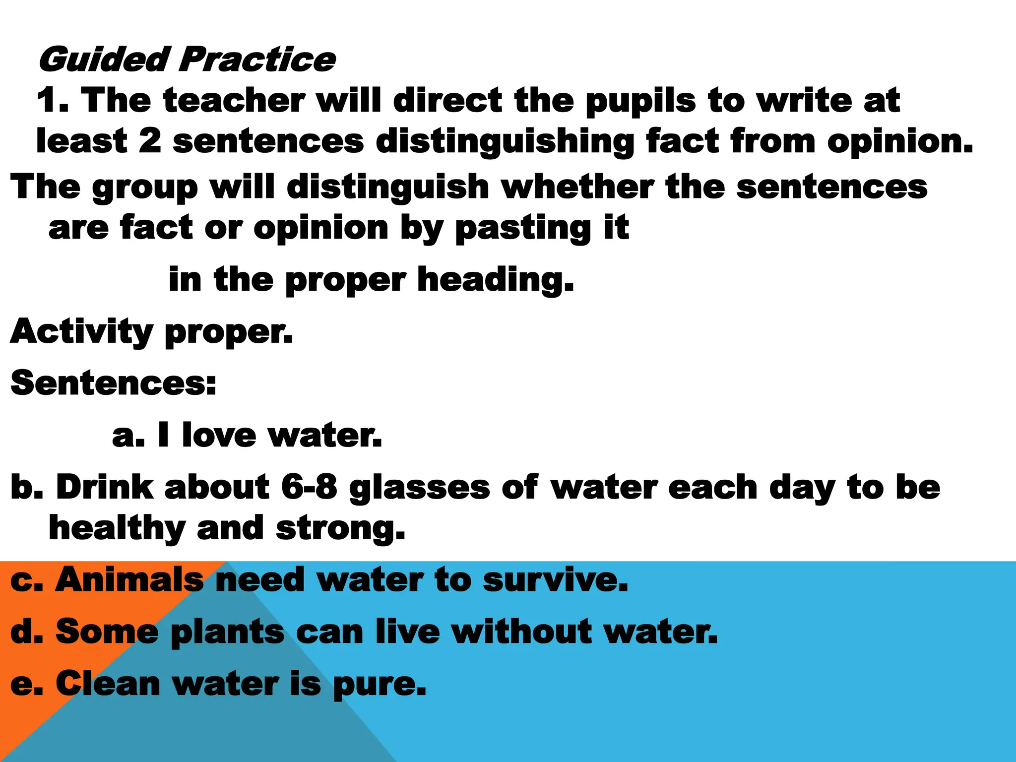 ENGLISH 5 PPT Q3 W1 Day 1-5 - Distinguishing Fact from Opinion ...