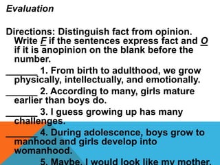 ENGLISH 5 PPT Q3 W1 Day 1-5 - Distinguishing Fact from Opinion ...