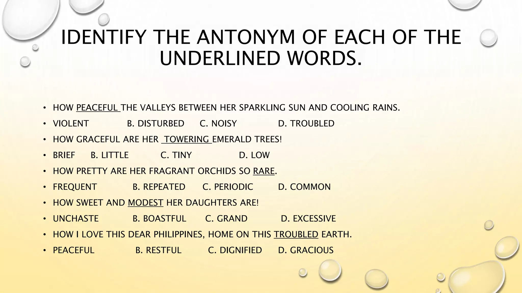 ENGLISH 5 PPT Q3 W3 - Infer The Meaning Of Unfamiliar Word Based On The Given Co.pptx