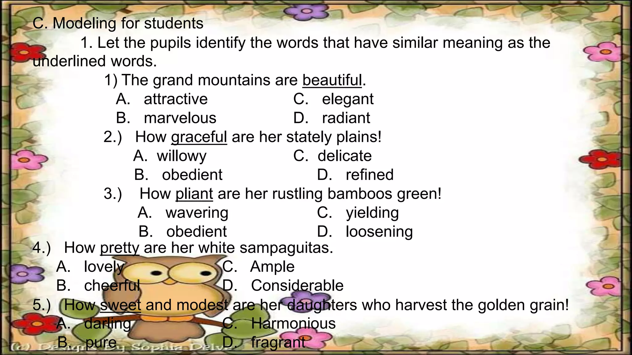 ENGLISH 5 PPT Q3 W5 Day 1 - Infer the Speaker’s Tone Mood and Purpose.pptx