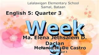 ENGLISH 5 PPT Q3 W9 Day 1-5 - Identifying Point of View, Proper ...