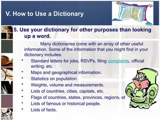 ENGLISH 5 PPT Q4 - Using a Dictionary.pptx