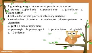 English 5 Meaning of unfamiliar words based on Clipped words.pptx