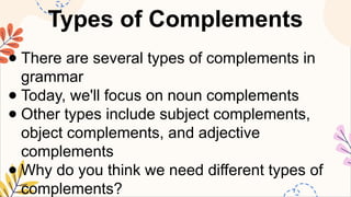 ENGLISH5 Q2 5 using complement_ noun.pptx