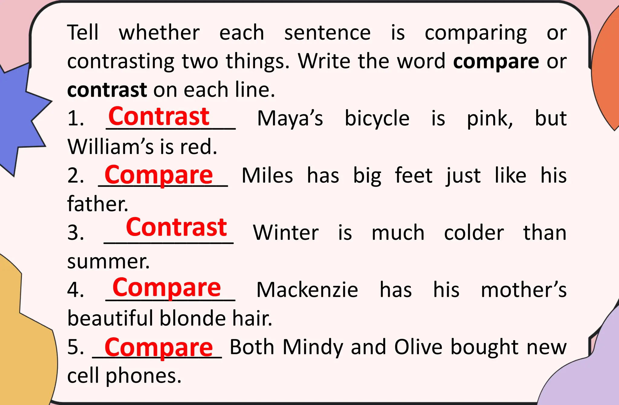 English 5 Q4 W3 -Compare and Contrast Paragraph - Copy.pptx