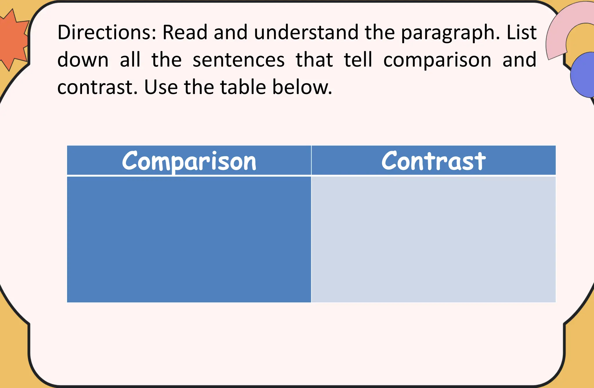 English 5 Q4 W3 -Compare and Contrast Paragraph - Copy.pptx