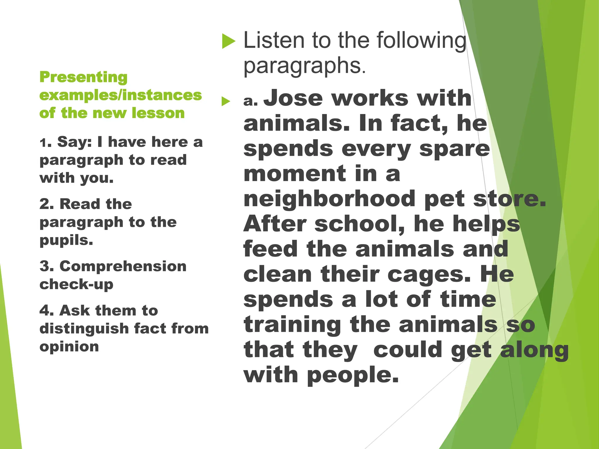 English 5 w1. Distinguishing Fact and Opinion q3.ppt