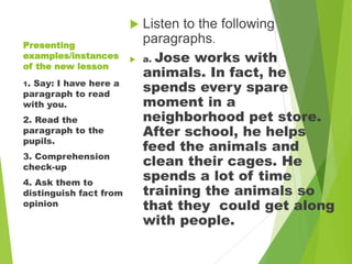 English 5 w1. Distinguishing Fact and Opinion q3.ppt