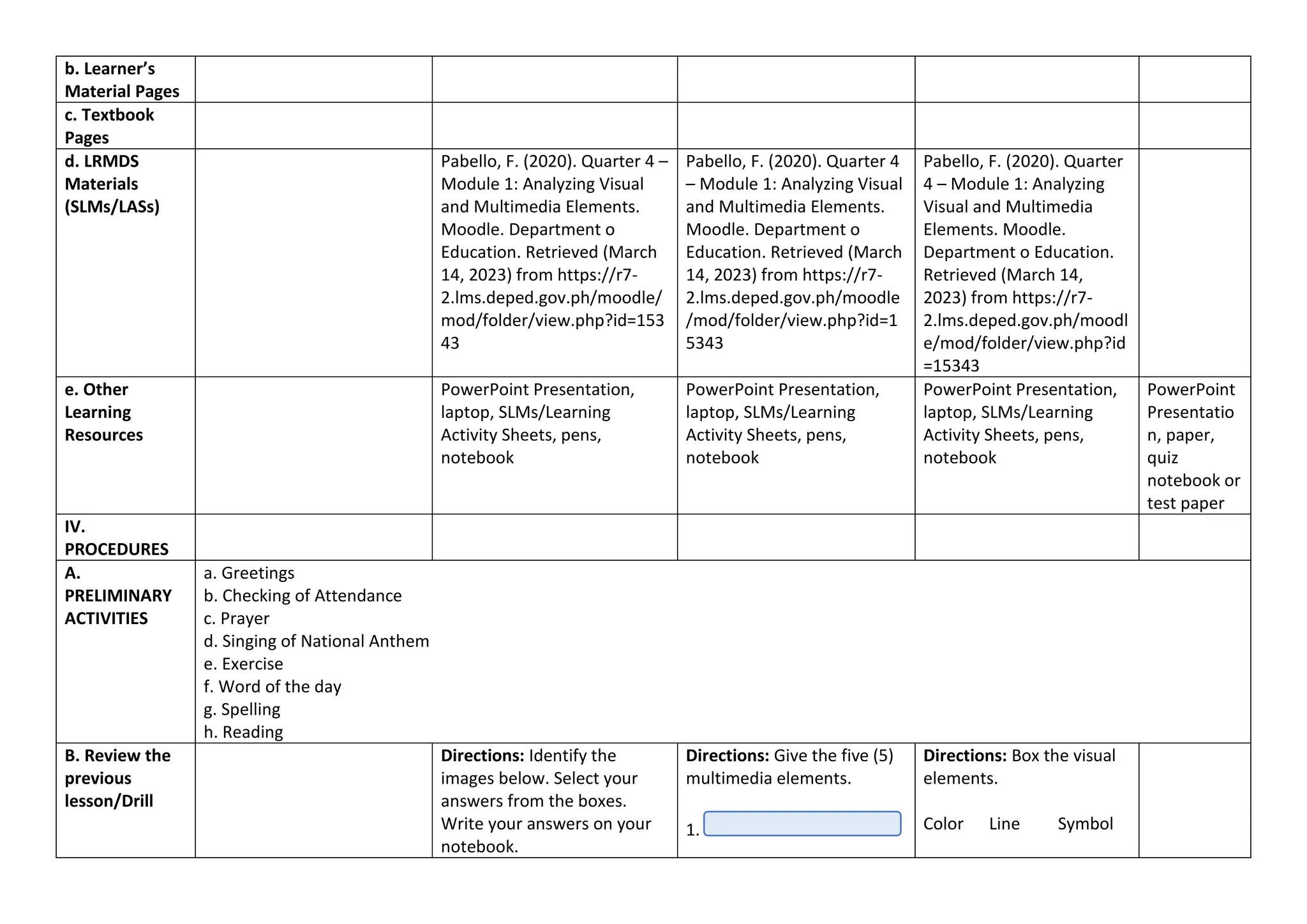 Daily lessons log ENGLISH 5 WEEK 1.docx2 | DOCX | Technology & Computing