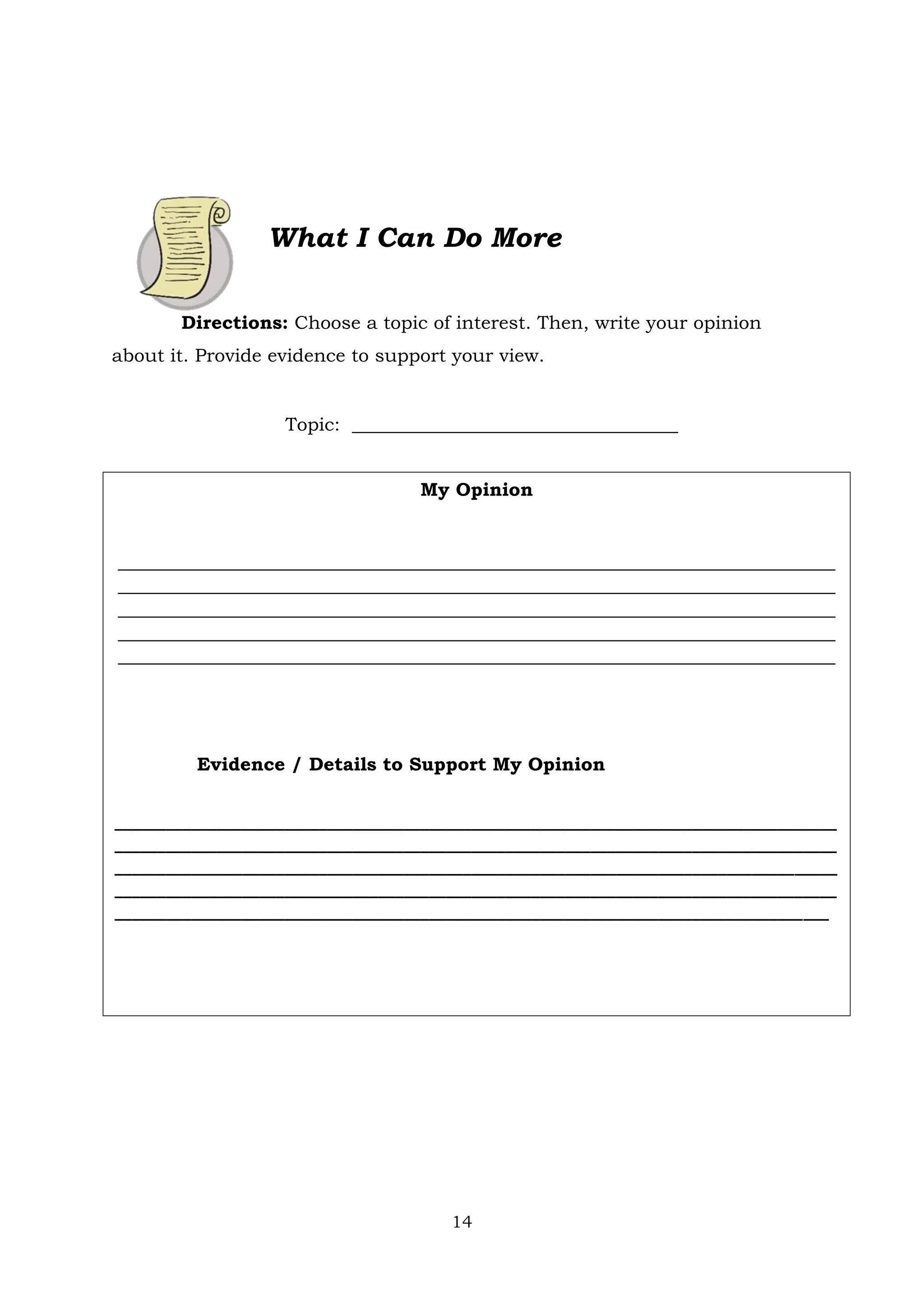 English 6 - Quarter 3 - Module 1 Supporting An Opinion | PDF