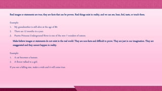 ENGLISH 6- REAL AND MAKE-BELIEVE.pptx