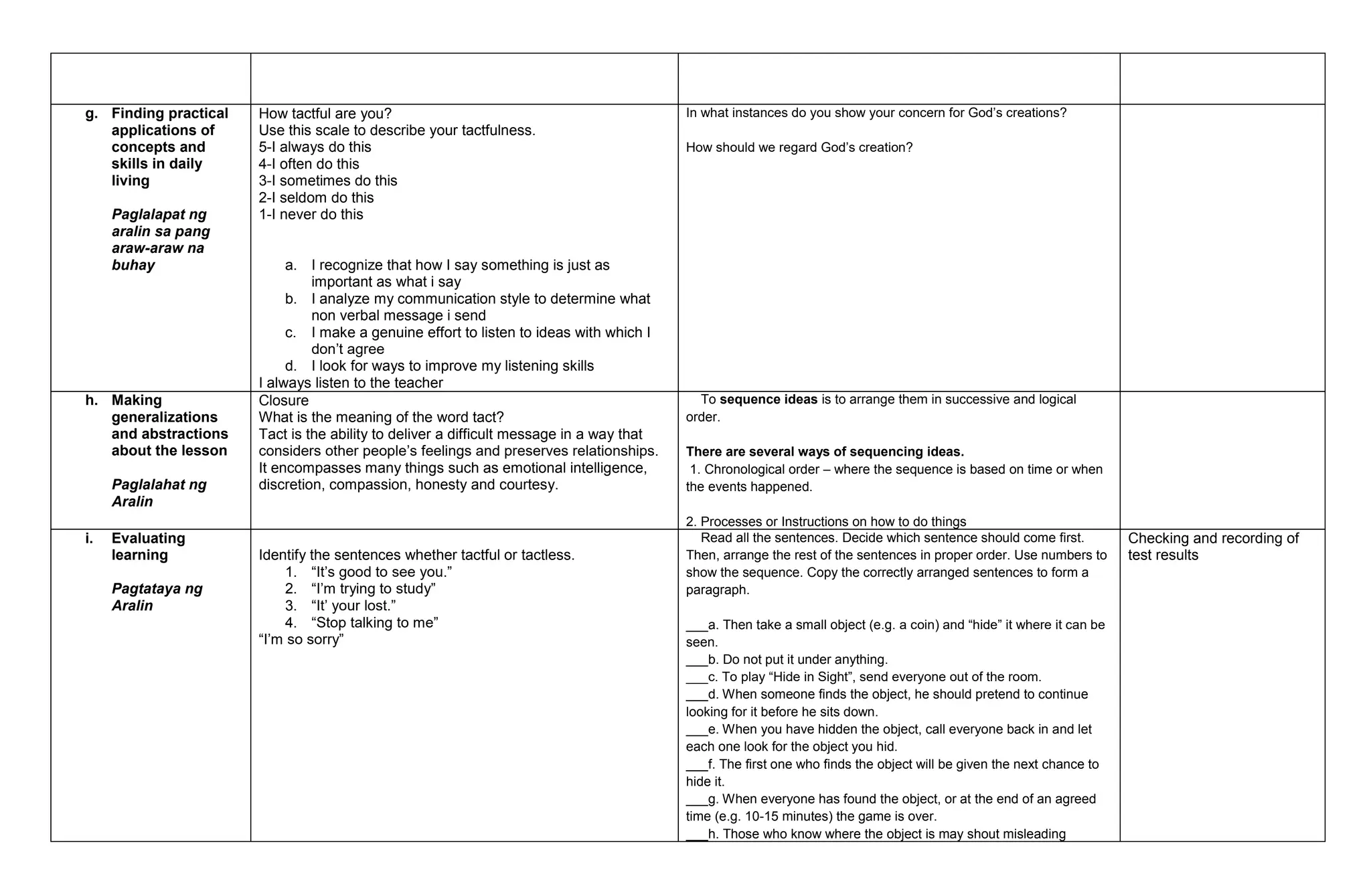 Daily Lesson Plan in ENGLISH6-WEEK-3- Quarter 3 | DOCX