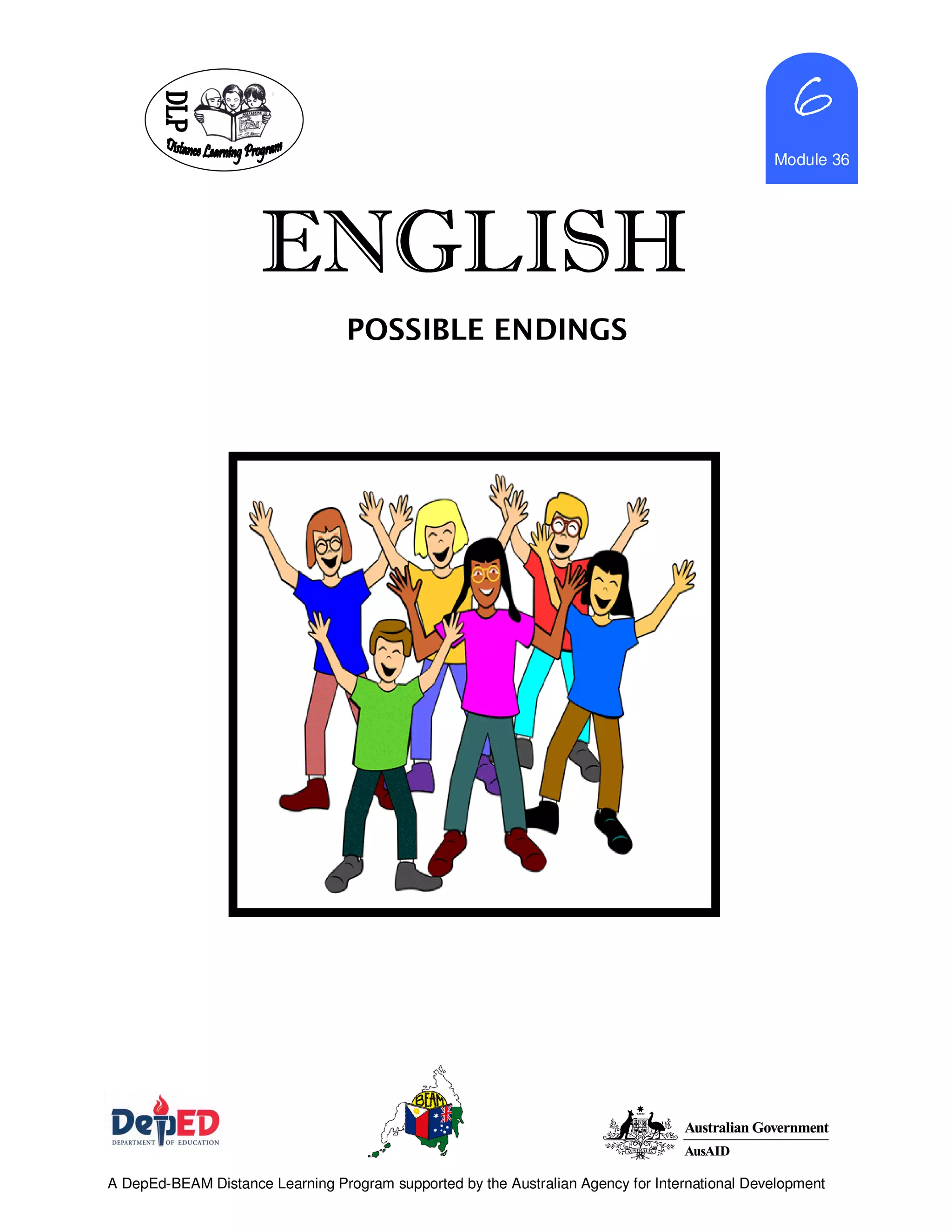 English 6 dlp 36 possible endings | PDF
