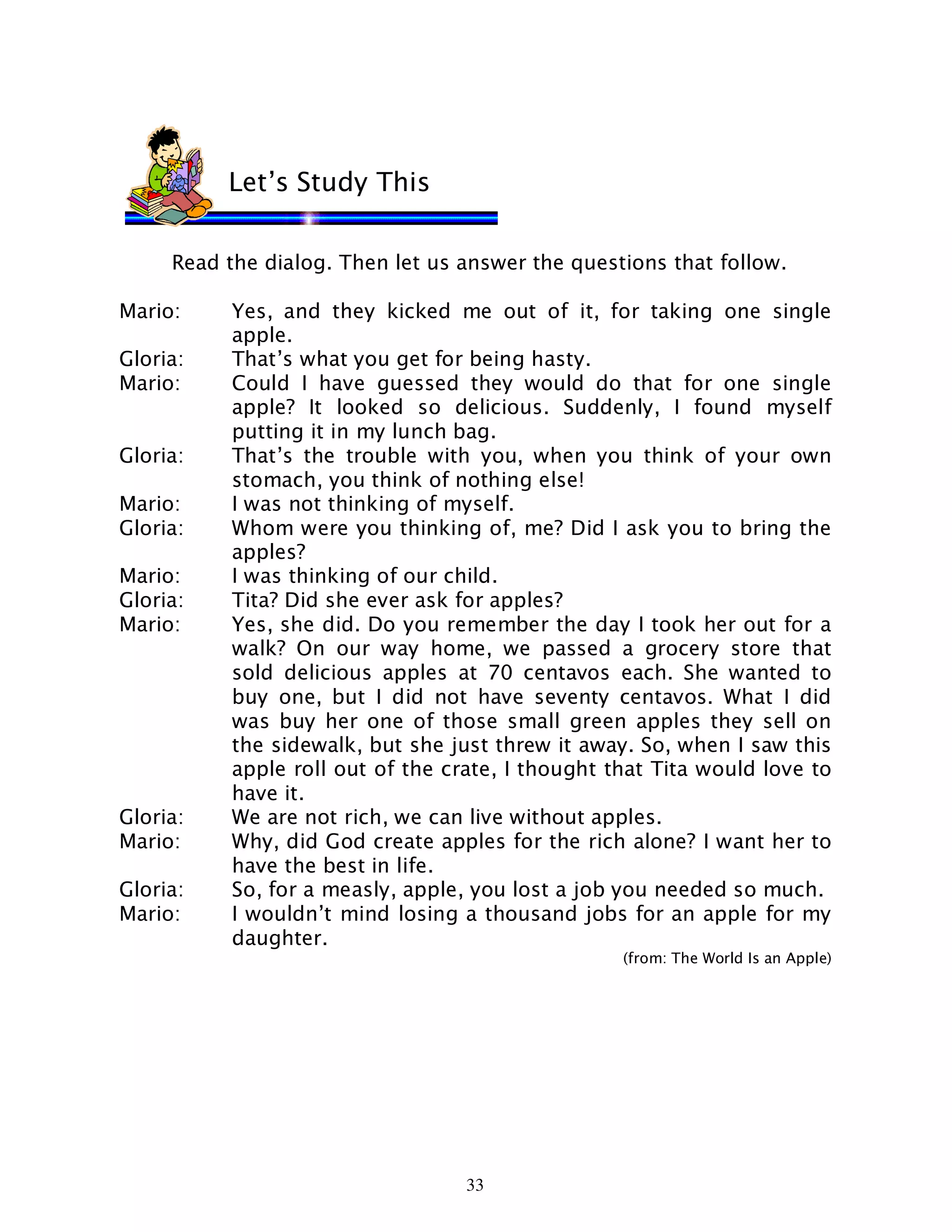 English 6 dlp 37 inferring traits and character | PDF