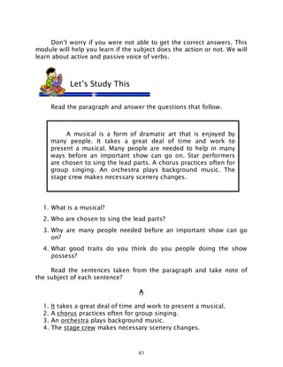 English 6 dlp 42 using the active and passive voice of verbs | PDF