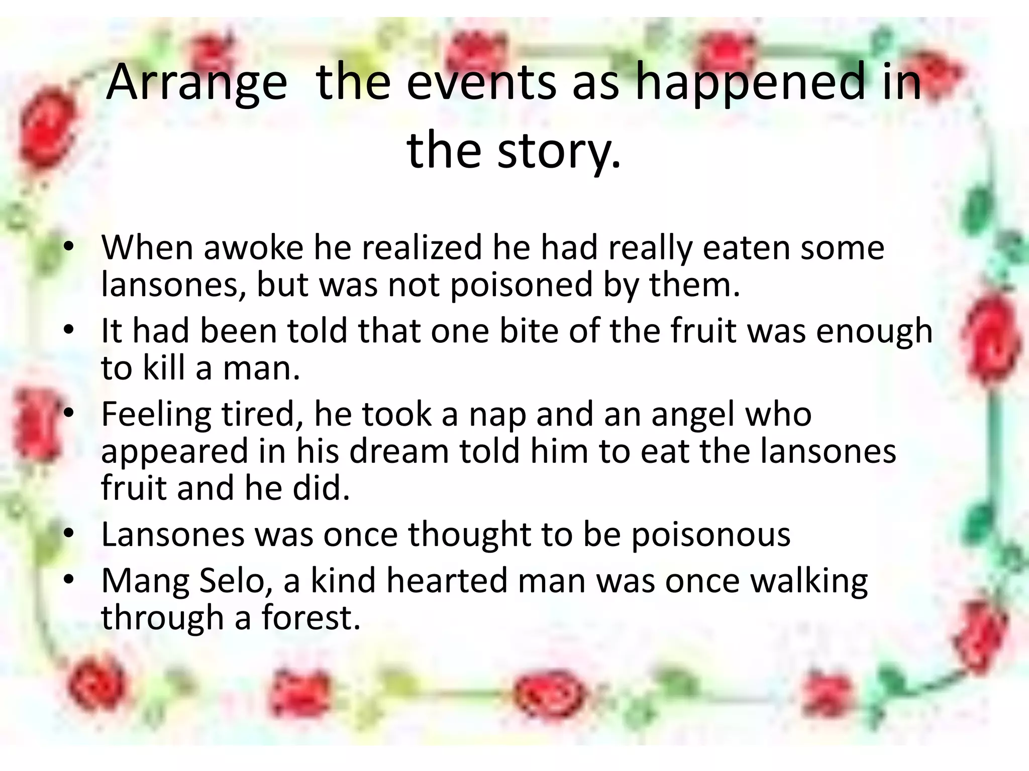 sequence of events ppt | PPTX