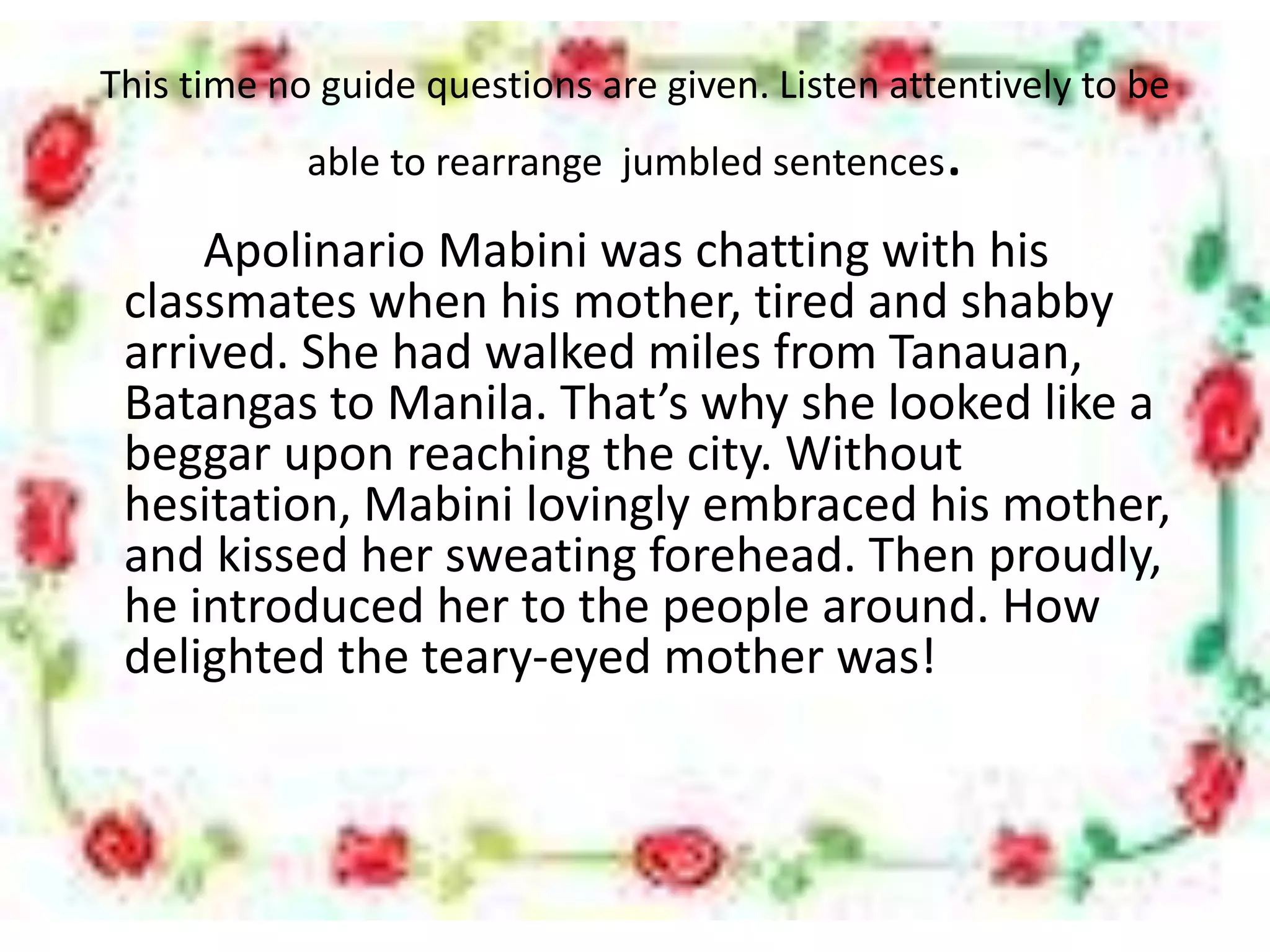 sequence of events ppt | PPTX