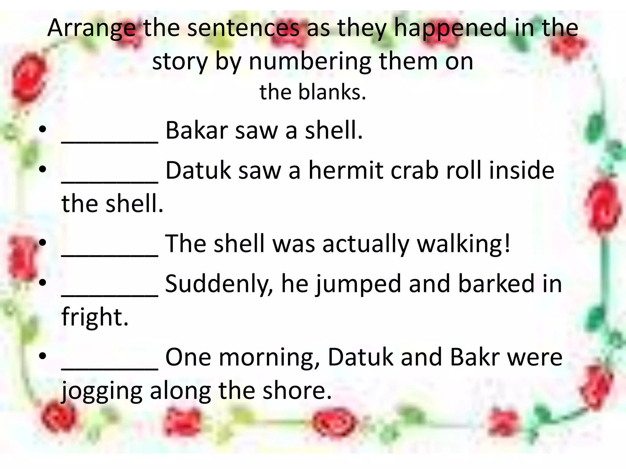 sequence of events ppt | PPTX