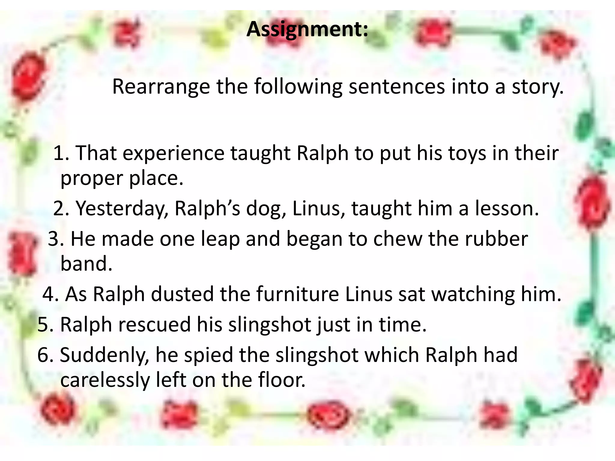 sequence of events ppt | PPTX
