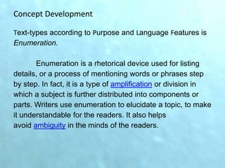 ENGLISH 6 PPT Q3 W1 - Text-types according to Purpose and Language ...
