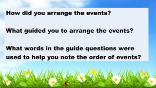ENGLISH 6 PPT Q3 W4 Day 1-5 - Sequencing Events, Prefixes Suffix ...