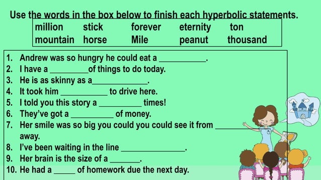 English 6 Quarter 1 Hyperbole And Irony Pptx