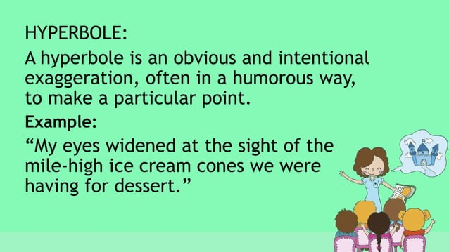 English 6 Quarter 1 Hyperbole and Irony.pptx | Humor and Satire | Pop Culture