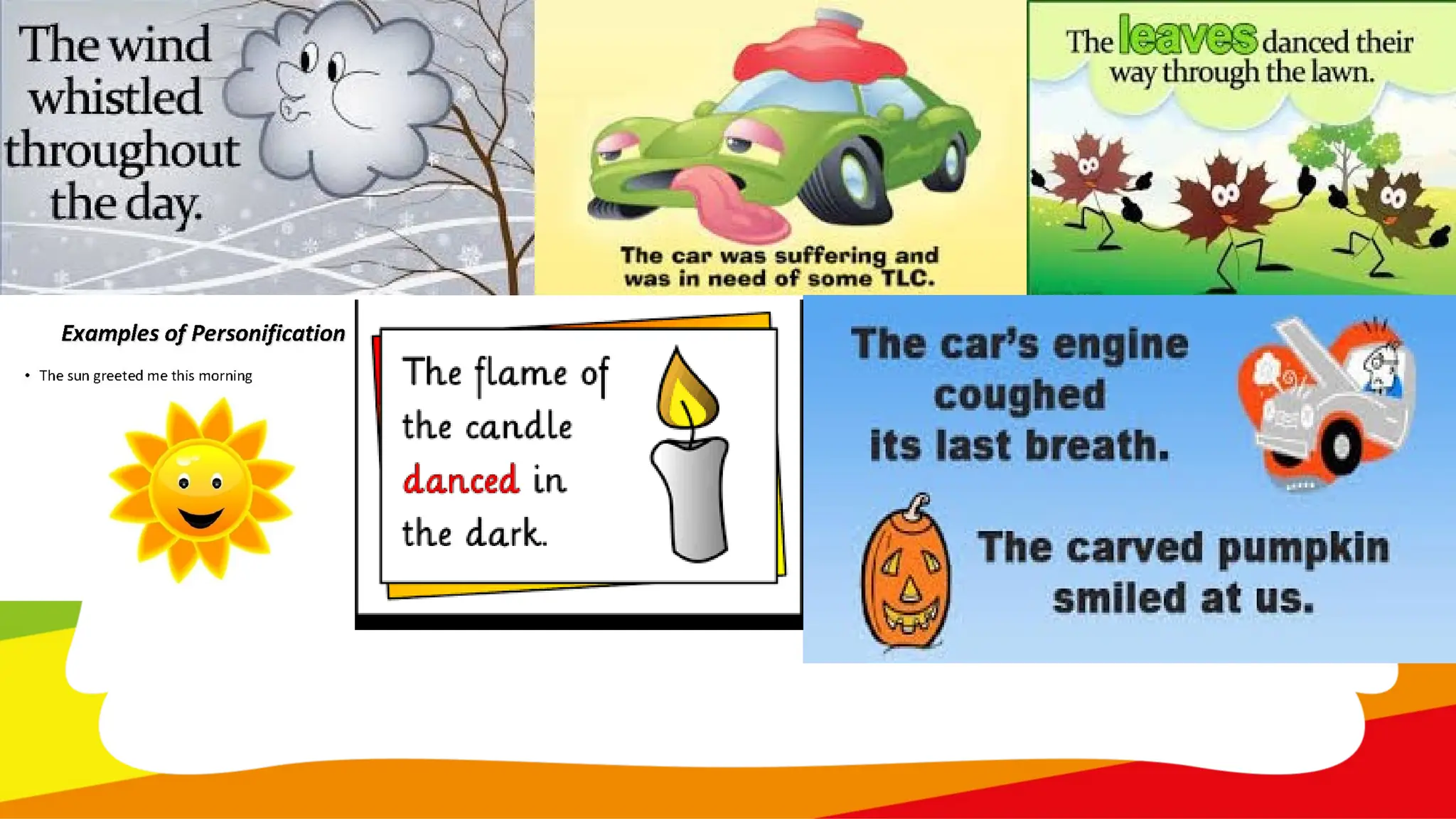 English 6 Quarter 1 Figures of Speech Personification.pptx | Weather ...