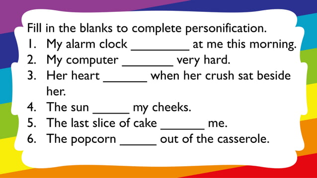 English 6 Quarter 1 Figures of Speech Personification.pptx