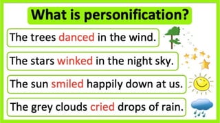 English 6 Quarter 1 Figures of Speech Personification.pptx | Weather ...