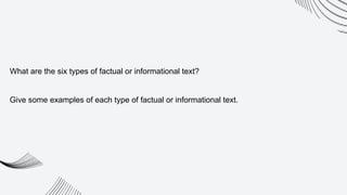 ENGLISH 6 Q2 WEEK 1.pptx Informational Text | PPTX