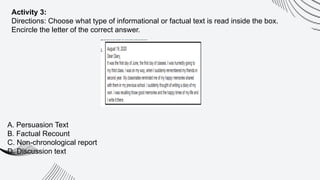 ENGLISH 6 Q2 WEEK 1.pptx Informational Text | PPTX