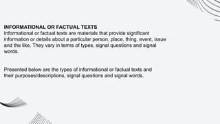 ENGLISH 6 Q2 WEEK 1.pptx Informational Text | PPTX