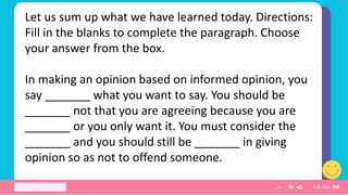 making a stand on informed opinion ENGLISH_6_Q3_W4.pptx