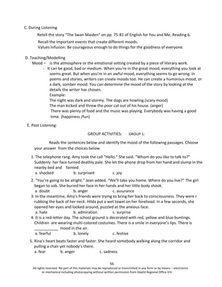 English 6 K-12 Teacher's Guide (first quarter)2017 | PDF