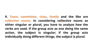 Subject-Verb Agreement for all leve.pptx | Resume Writing and Advice ...