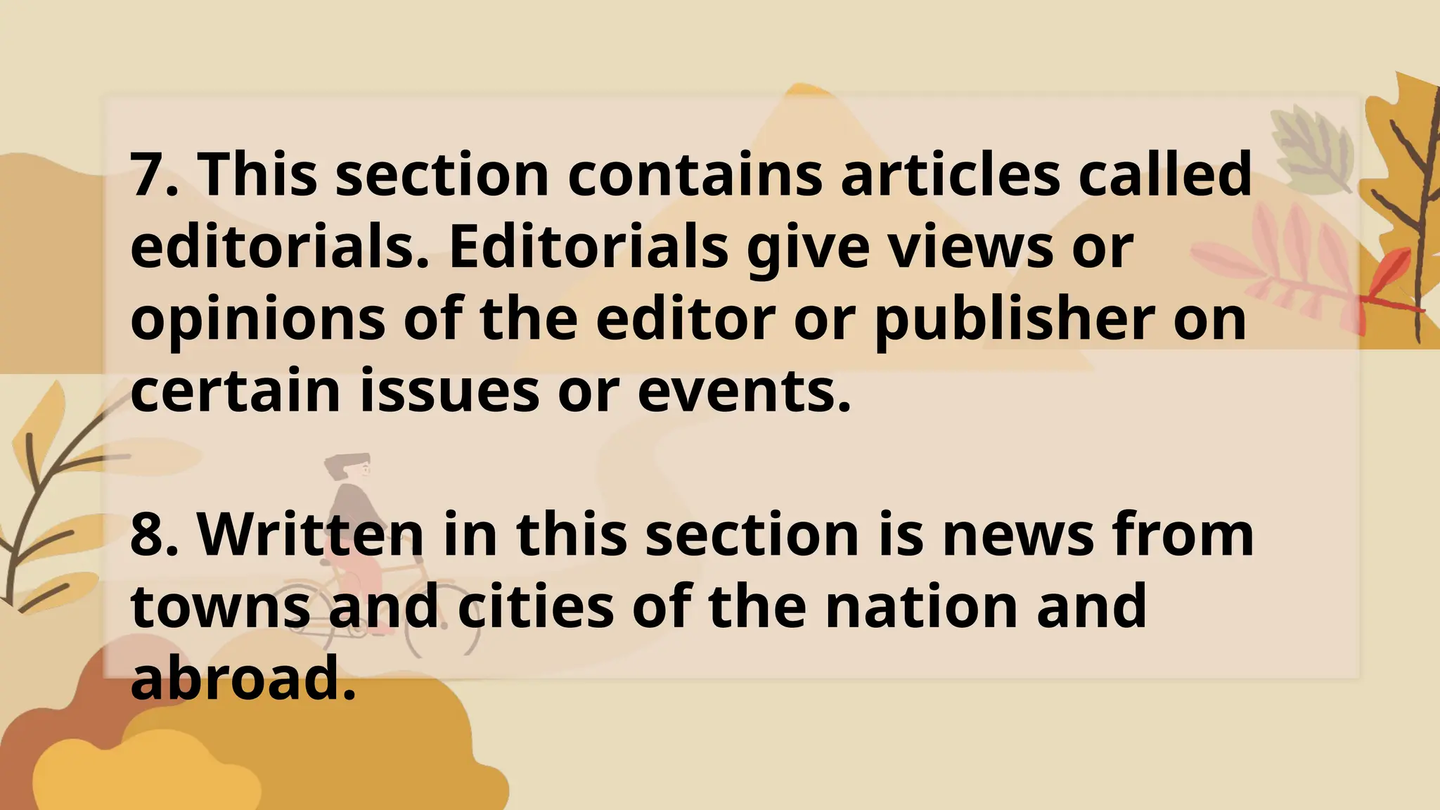 ENGLISH 6 - Present a coherent, comprehensive report on differing ...