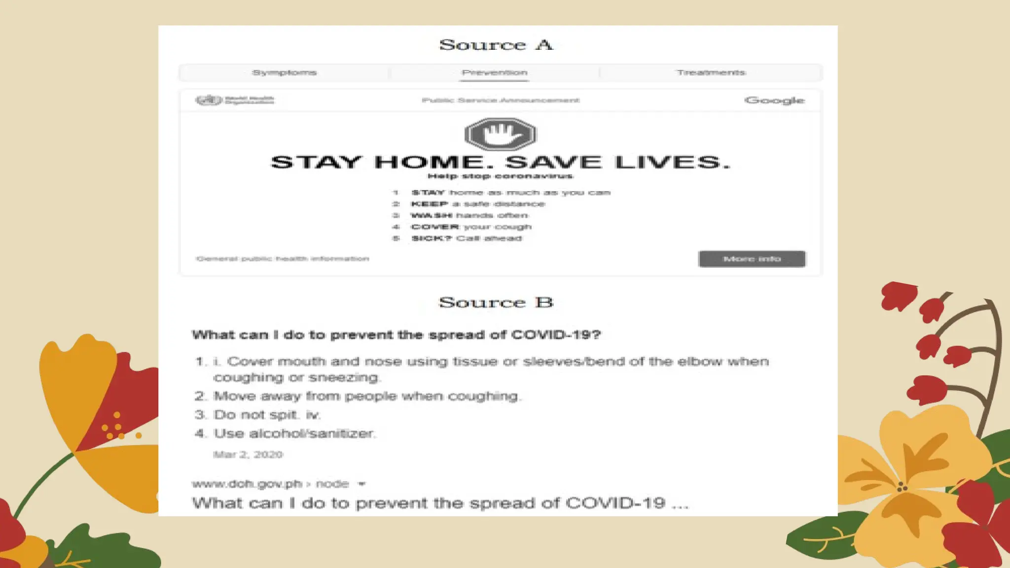 ENGLISH 6 - Present a coherent, comprehensive report on differing ...