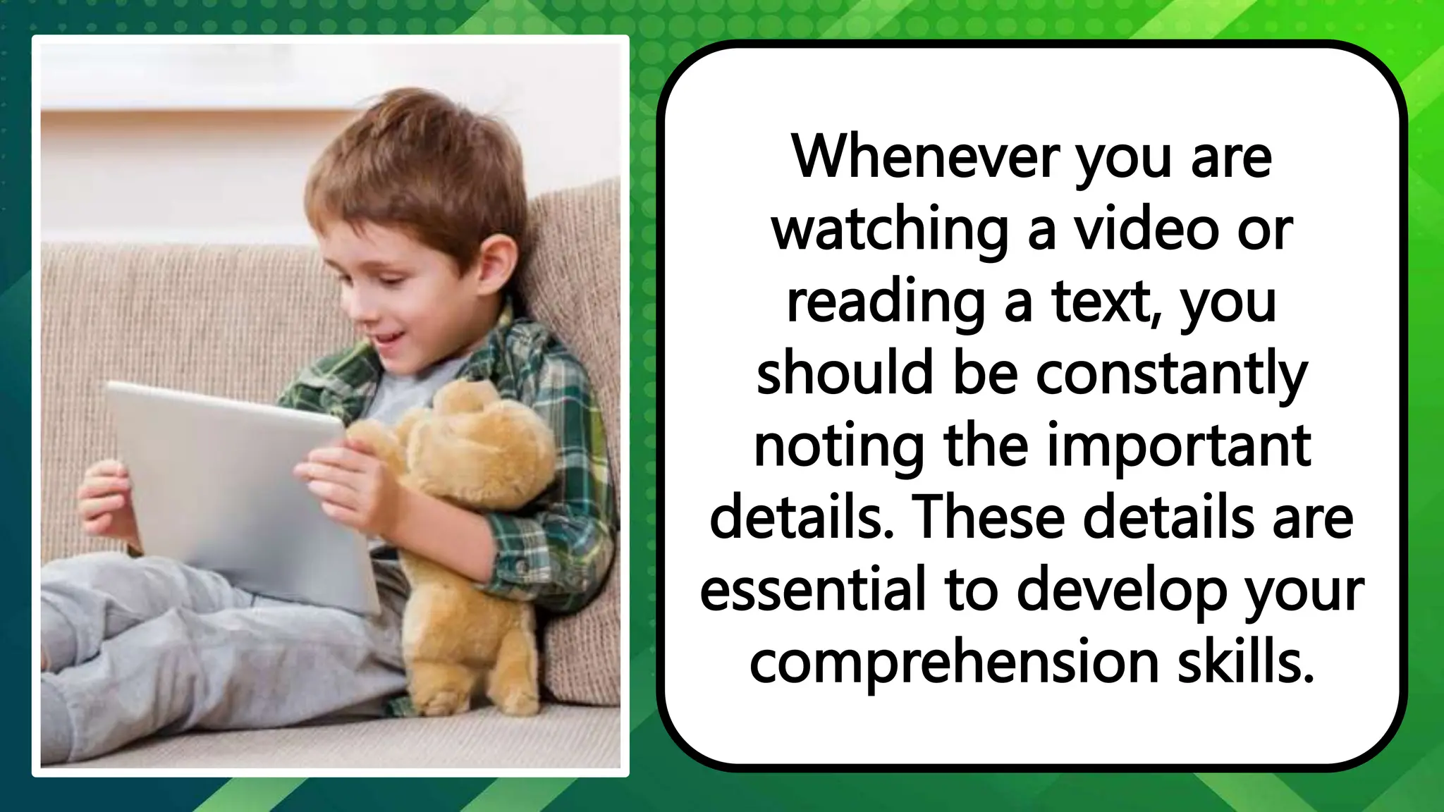 (English 6 Week 4 Lesson 5) - Noting Details in a Material Viewed or ...