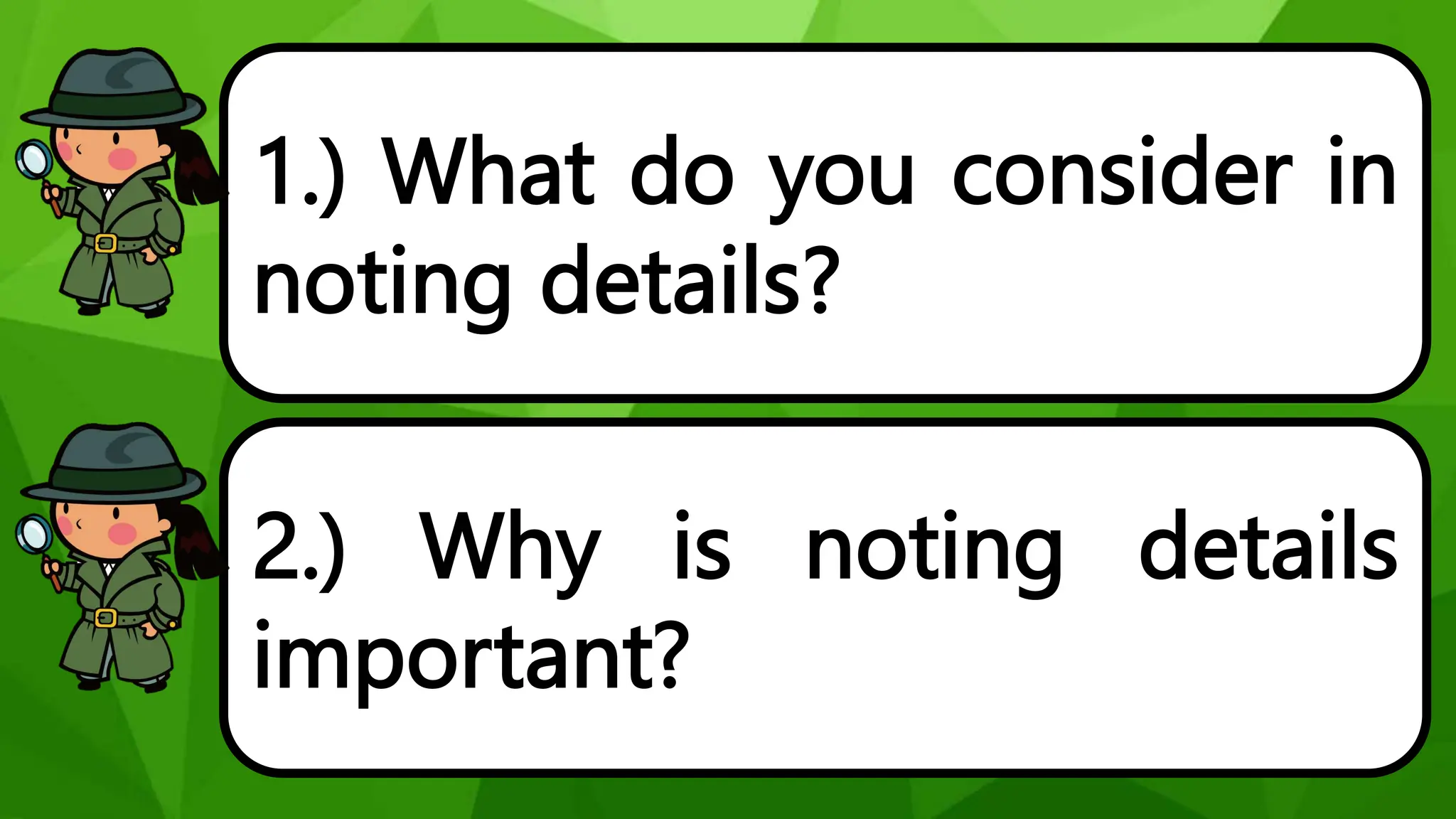 (English 6 Week 4 Lesson 5) - Noting Details in a Material Viewed or ...